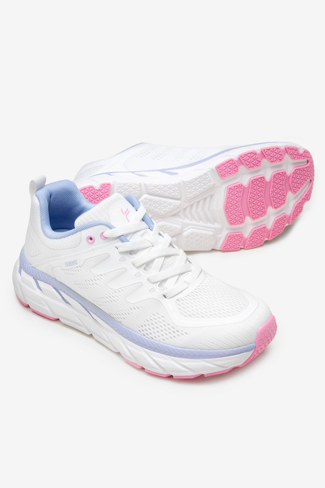 Joggesko til dame | Sneakers med god demping | hvite og sorte – Famme